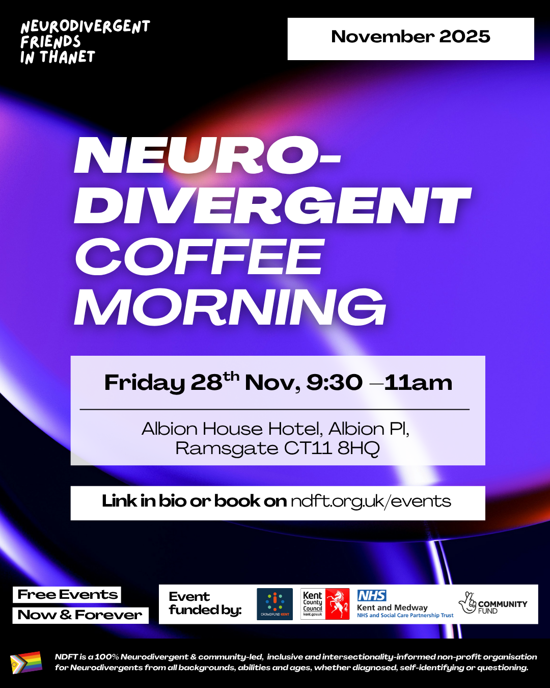 November Coffee Morning - Ramsgate - NDFT.org.uk